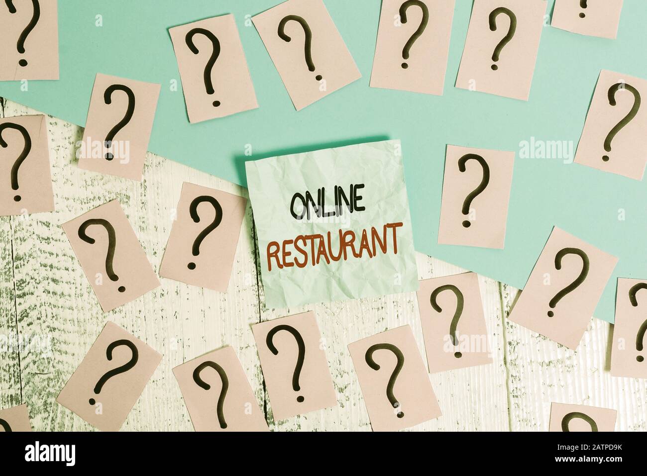 Writing note showing Online Restaurant. Business concept for internet ...
