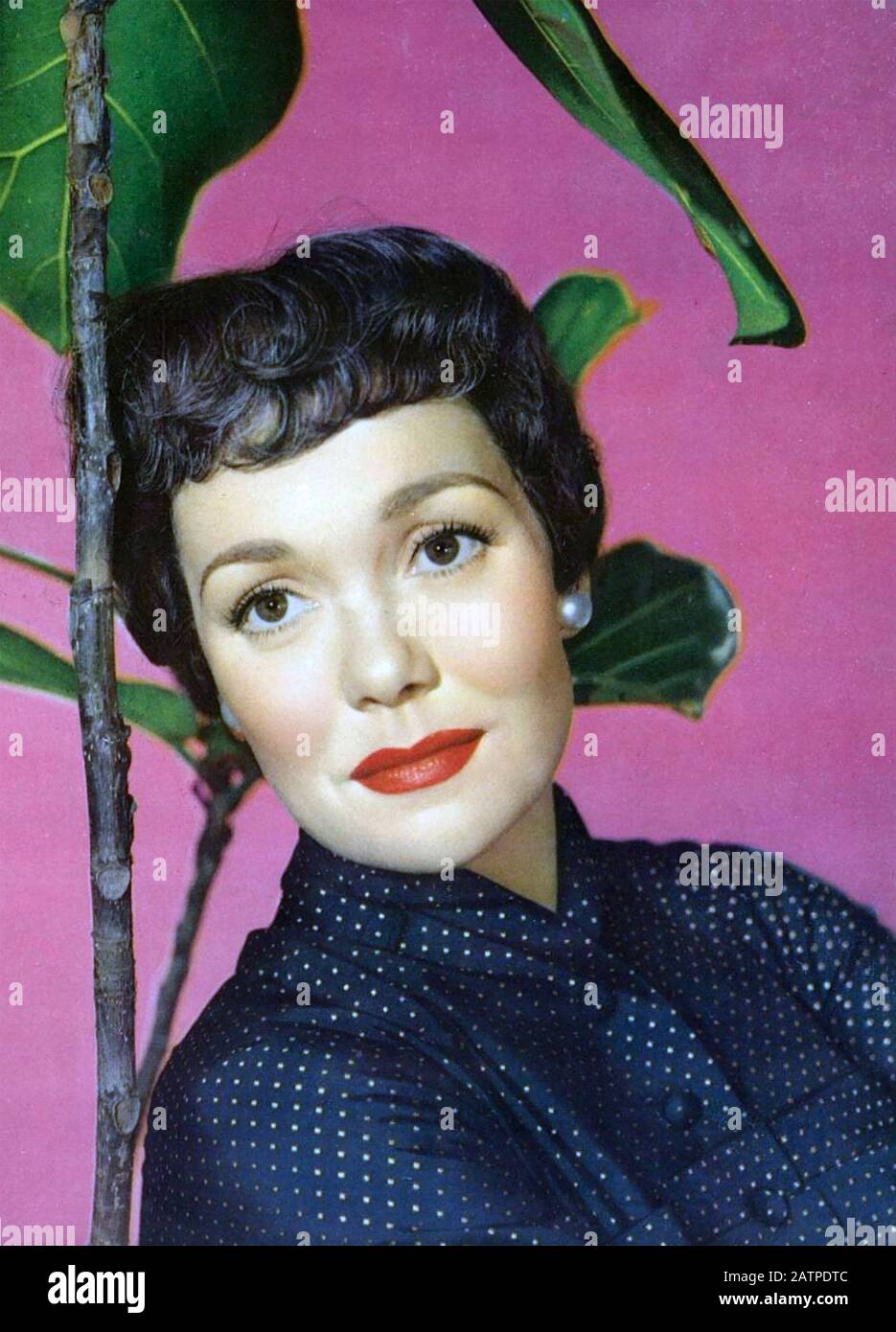 JANE WYMAN (1917-2007) American film actress and singer about 1955 ...