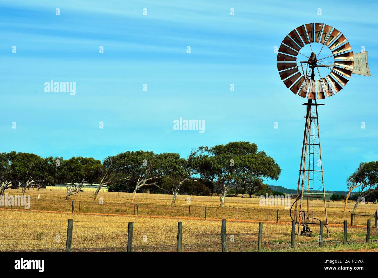 Australia, wind wheel on Brand highway Stock Photo - Alamy
