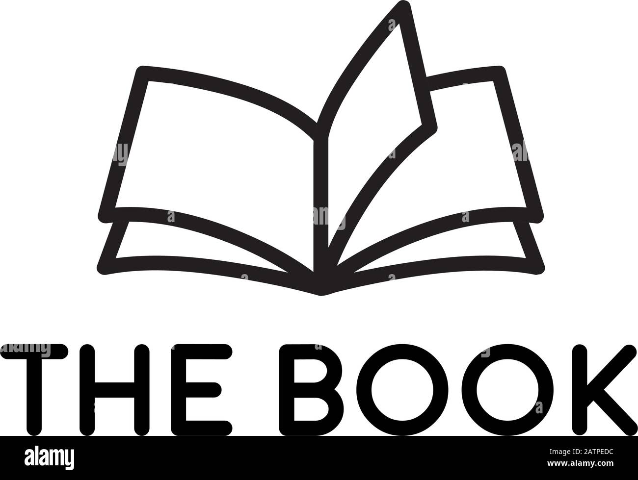 Vector book and writer. Simple abstract shapes Stock Vector Image & Art ...