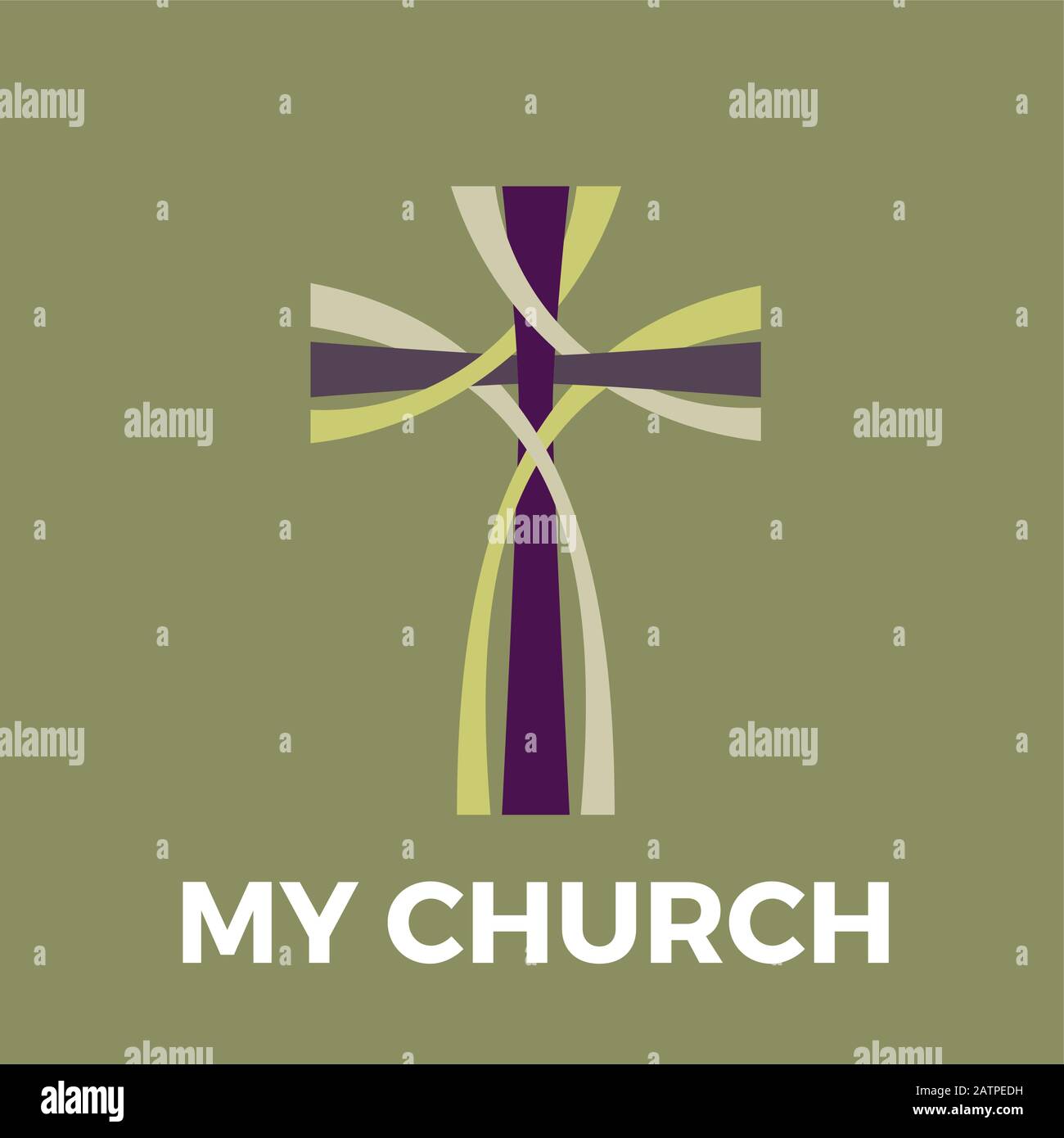 Vector abstract Christ crucifix; three crosses Stock Vector Image & Art ...