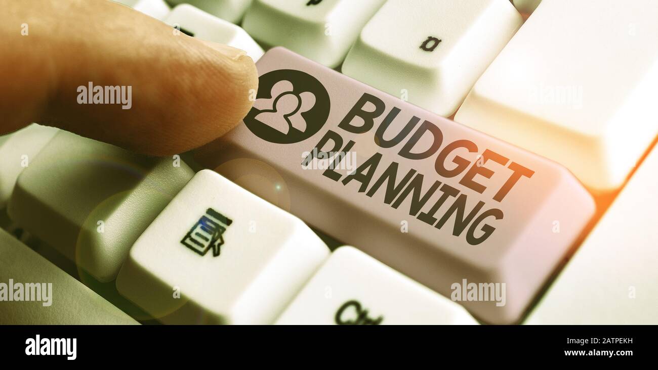 Writing note showing Budget Planning. Business concept for process of ...
