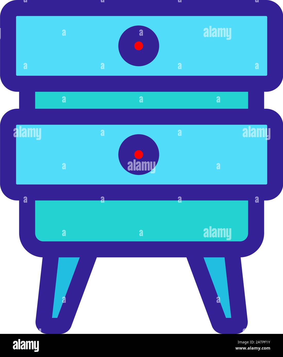 The bollard icon is a vector. Isolated contour symbol illustration ...