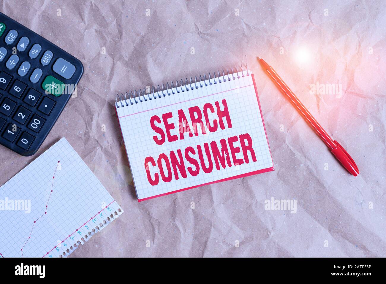 Handwriting text writing Search Consumer. Conceptual photo research ...