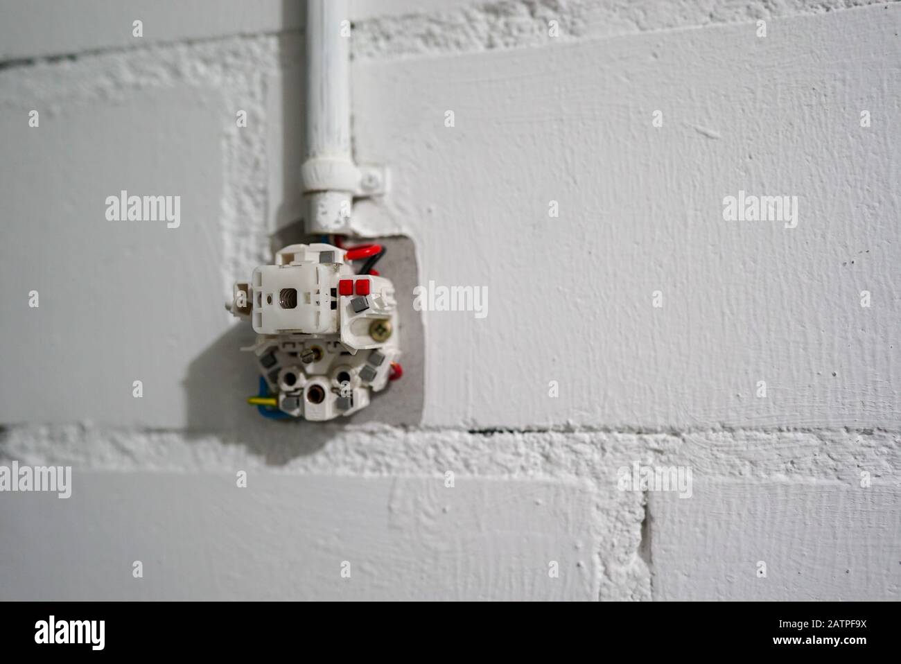 Wall mounted socket hi-res stock photography and images - Alamy