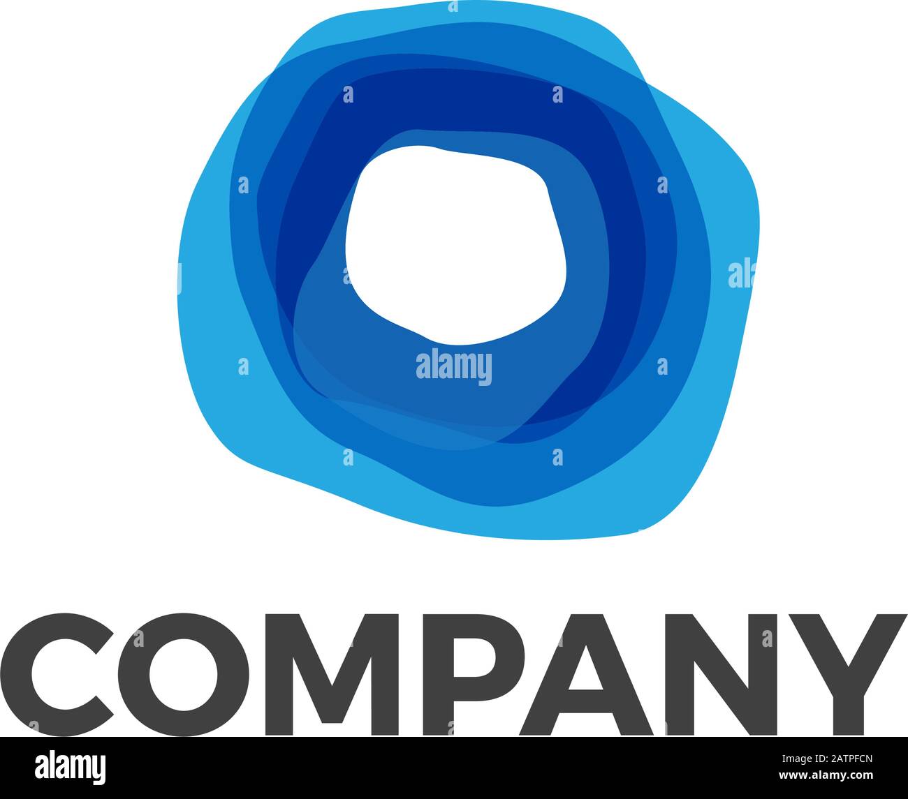 Flower logo in feminine Cut Out Stock Images & Pictures - Alamy