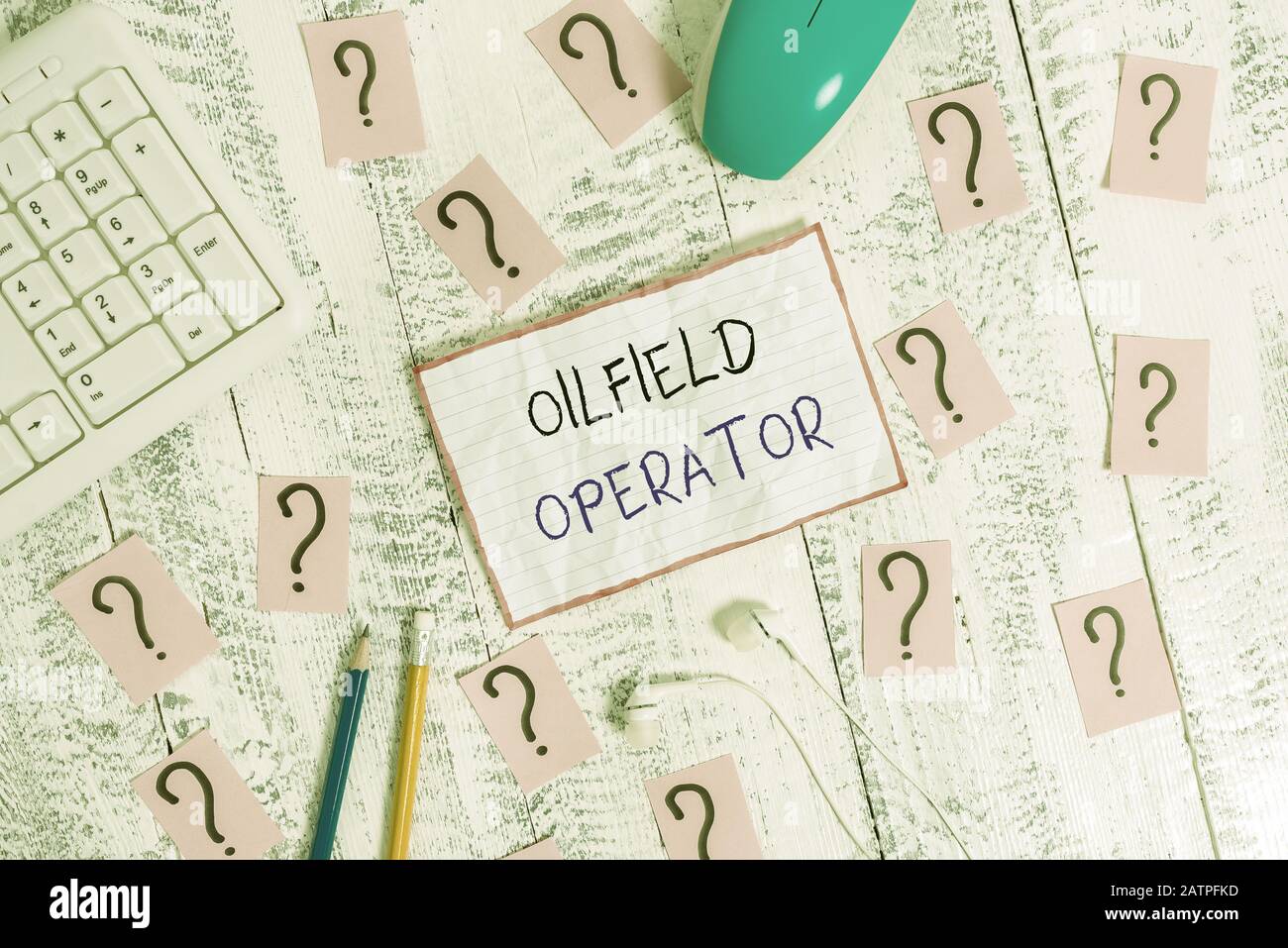 Handwriting text Oilfield Operator. Conceptual photo responsible for ...