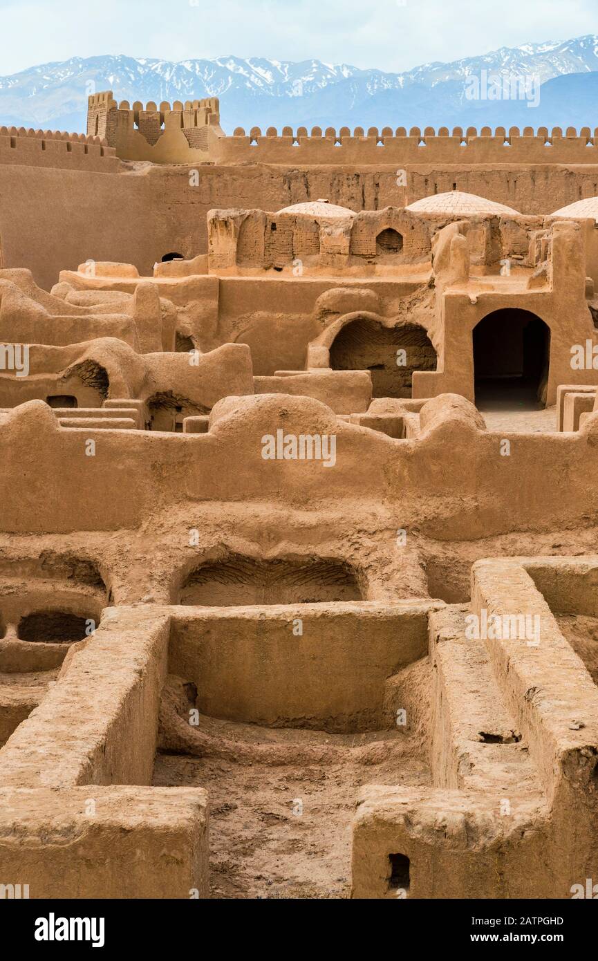 Ruins, towers and walls of Rayen Citadel, Biggest adobe building in the ...