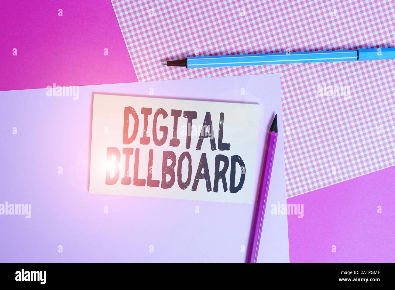 Conceptual hand writing showing Digital Billboard. Concept meaning ...
