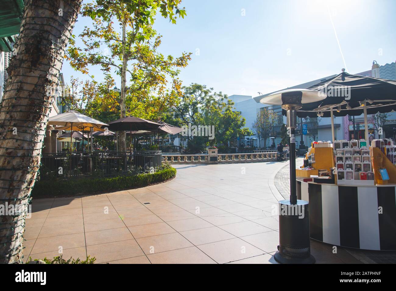 The grove an outside shopping mall center in los angeles Stock Photo ...