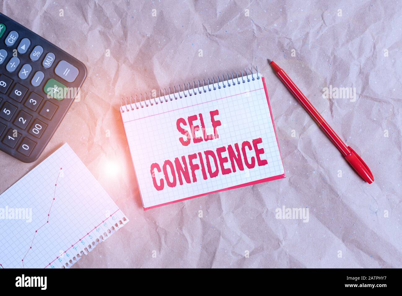 Handwriting text writing Self Confidence. Conceptual photo a feeling of ...