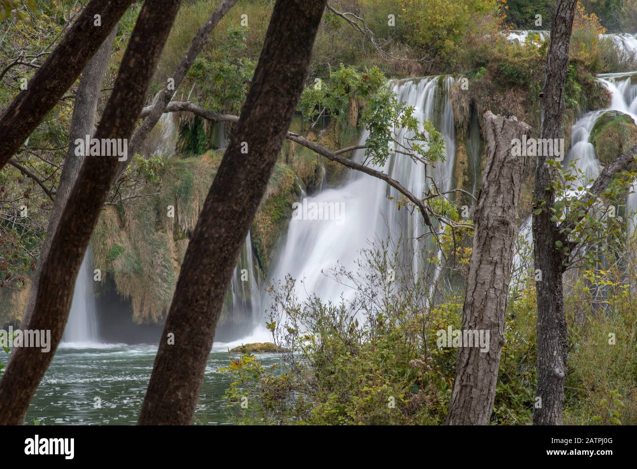 Cascading Waterfalls Skradinski Buk. Krka National Park, Croatia Stock Photo - Alamy