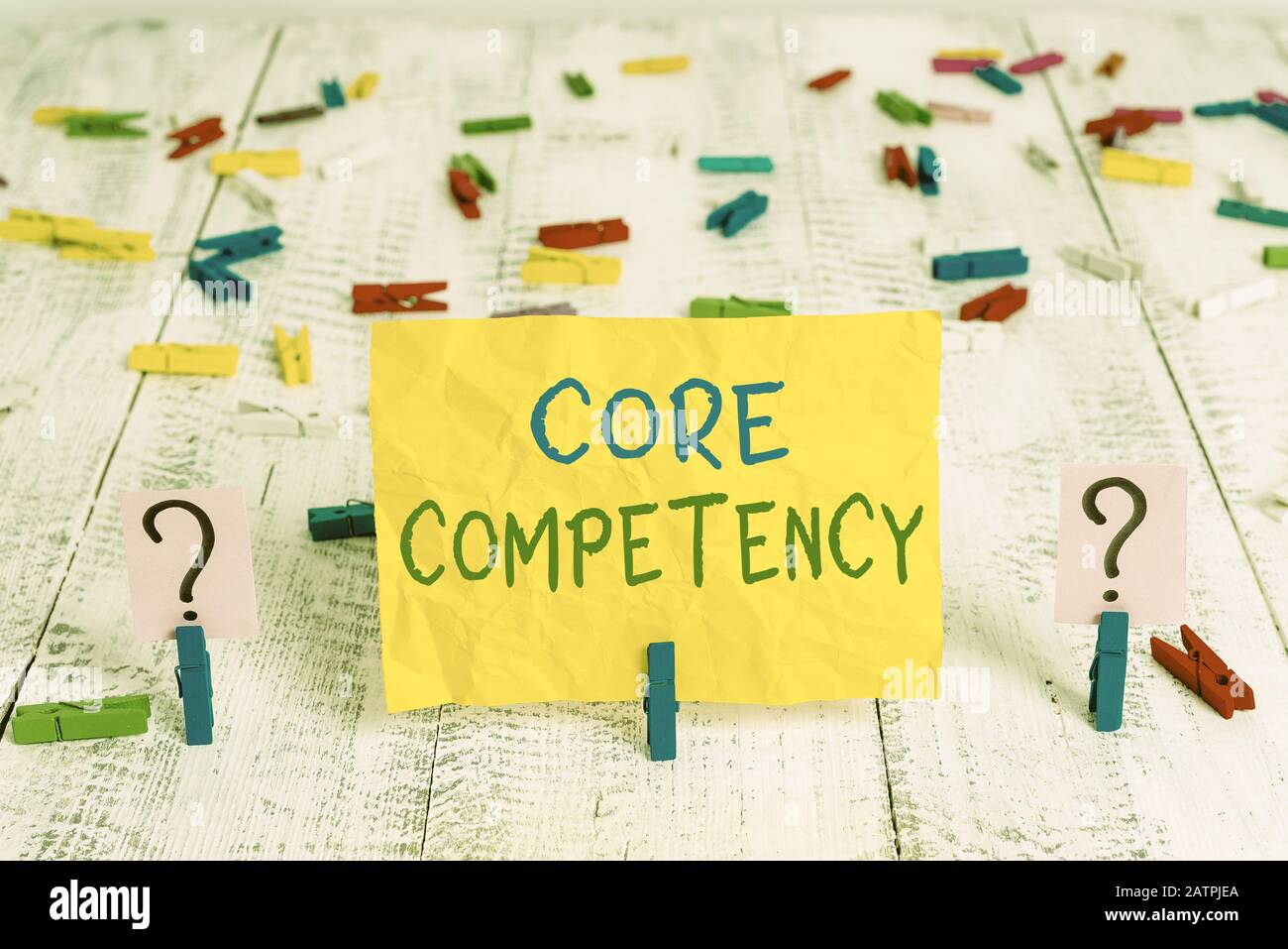 Conceptual hand writing showing Core Competency. Concept meaning ...