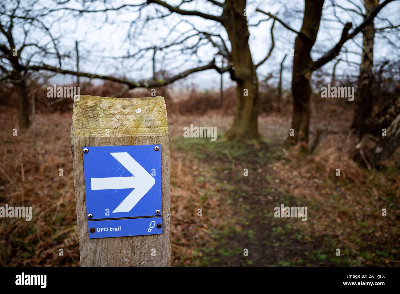 UFO trail Rendelsham Suffolk England Stock Photo - Alamy