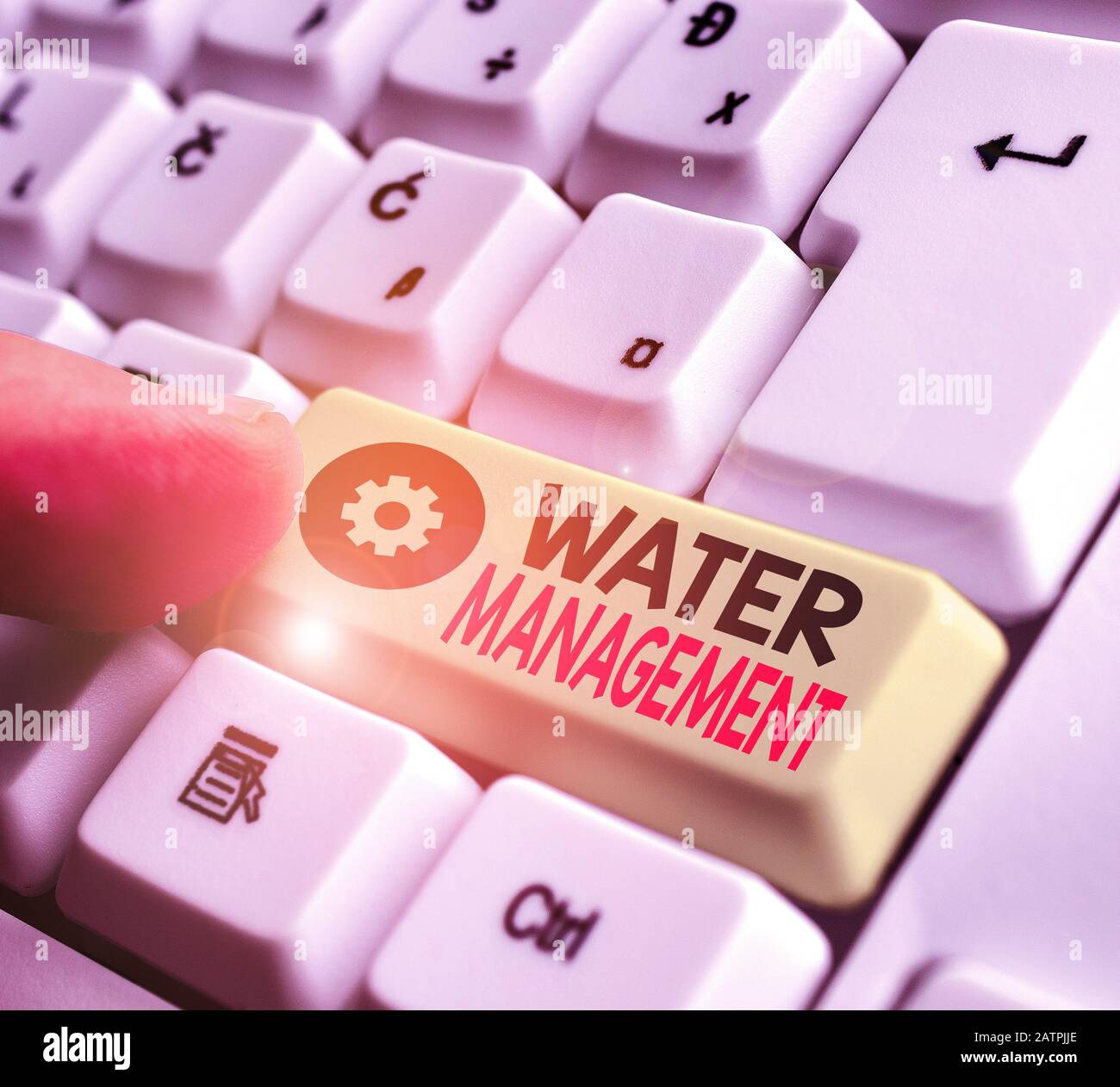 Word writing text Water Management. Business photo showcasing optimum ...