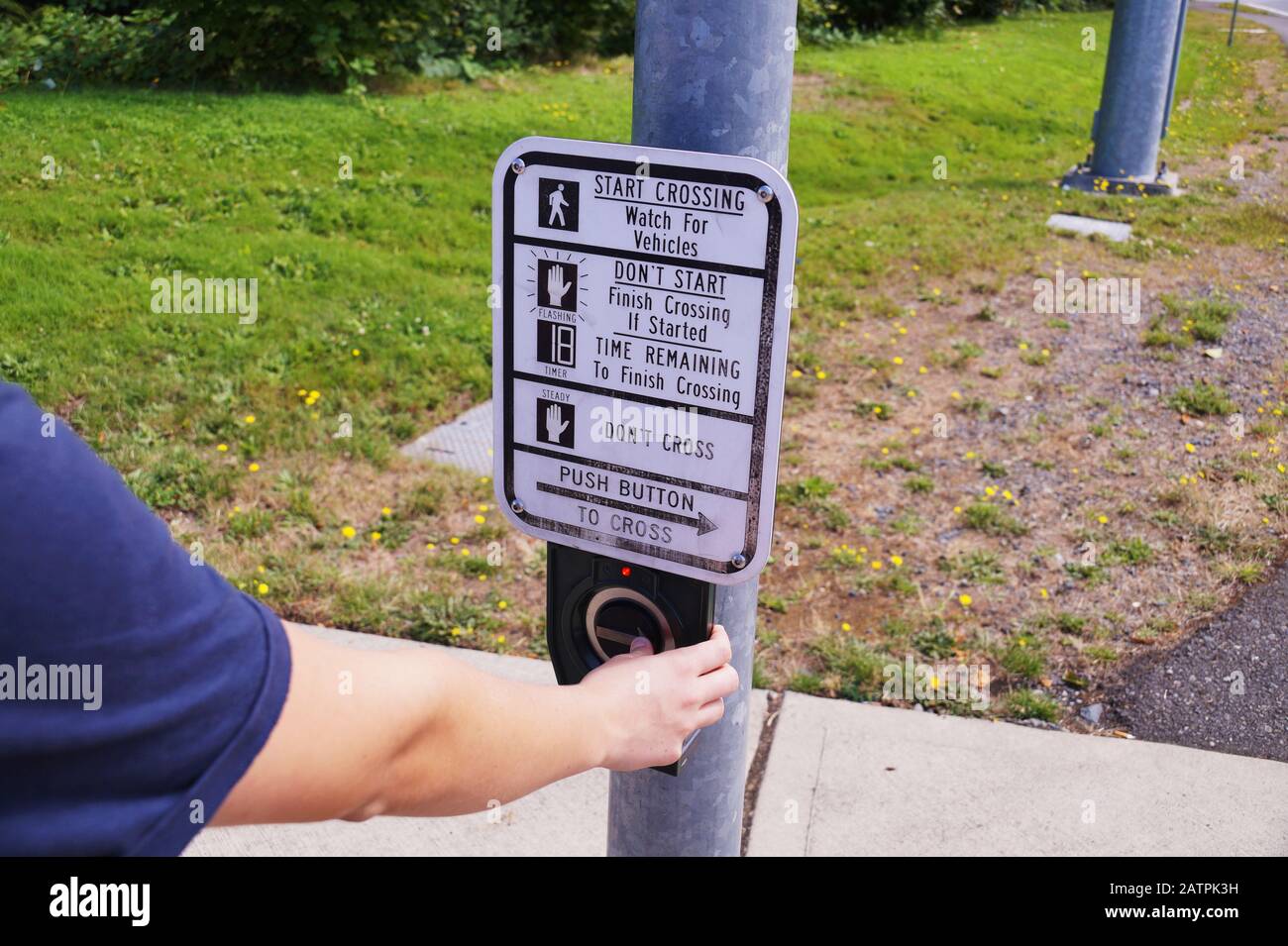 Traffic light button light switch hi-res stock photography and images ...