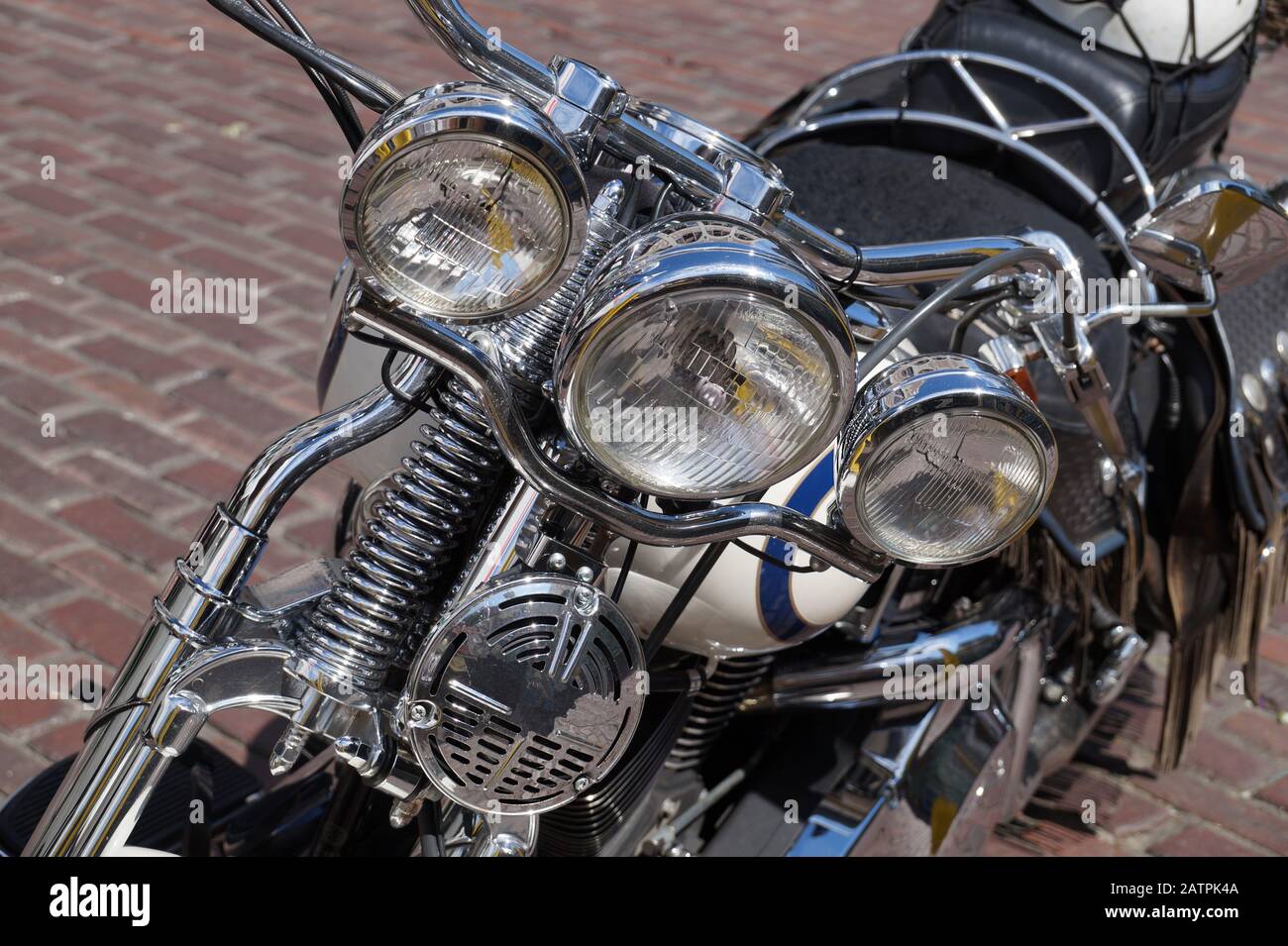 Chopper Motorcycle Detail High Resolution Stock Photography and Images ...