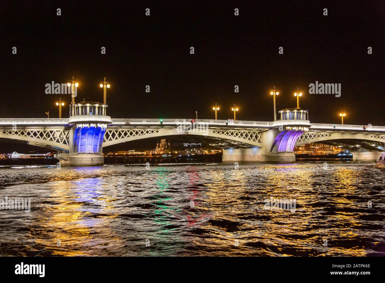 The blagoveshchensky bridge hi-res stock photography and images - Alamy