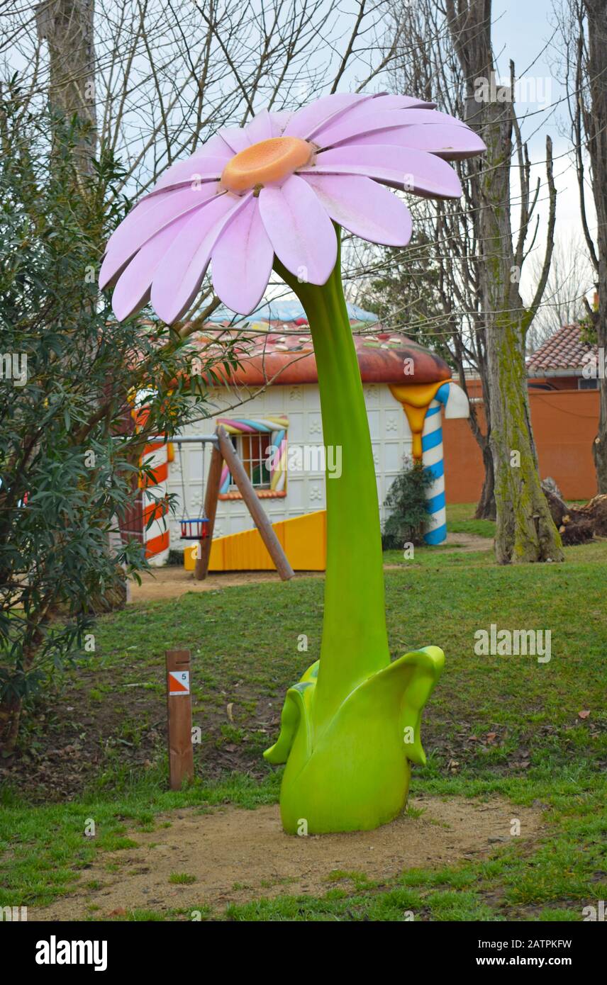 Francesc Macia Park in Malgrat de Mar Barcelona Spain Stock Photo - Alamy