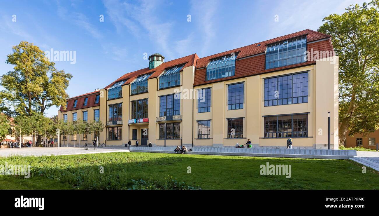 Bauhaus University, Henry van de Velde Building, University, Bauhaus, Weimar, Thuringia, Germany ...
