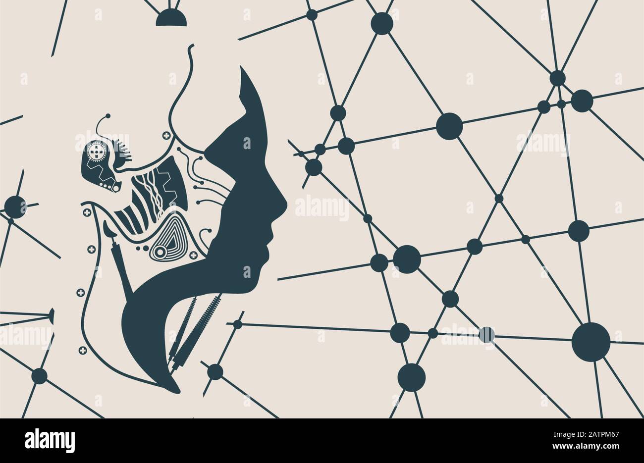 Abstract humanoid robot Stock Vector Image & Art - Alamy