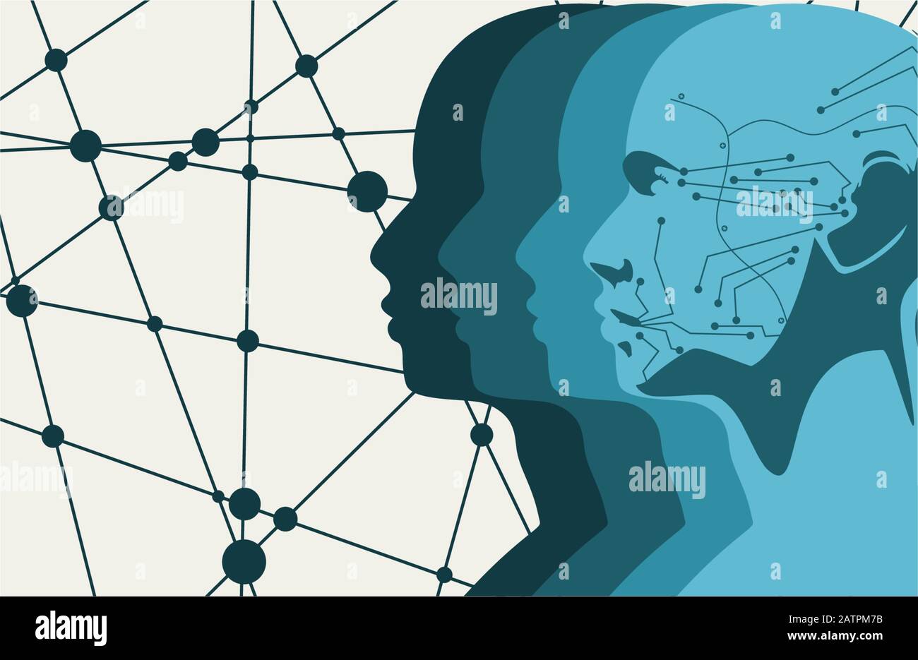 Abstract humanoid robot Stock Vector Image & Art - Alamy