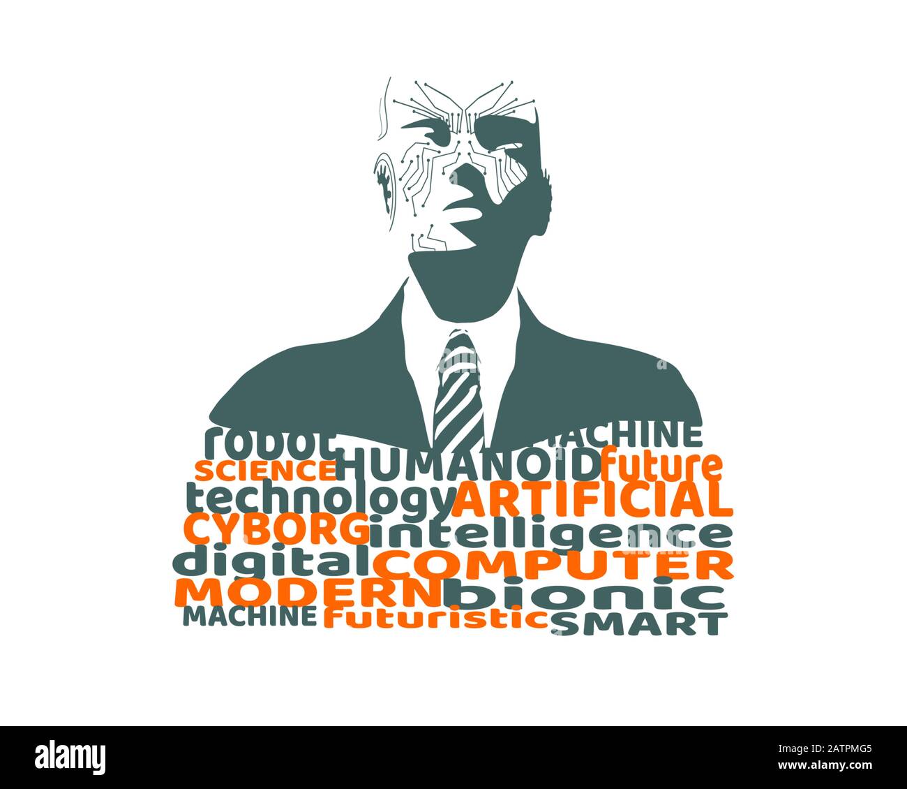 Abstract humanoid robot Stock Vector Image & Art - Alamy