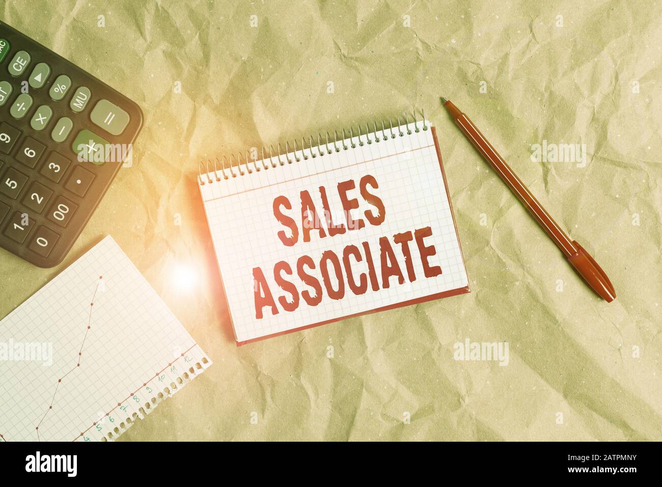 Handwriting text writing Sales Associate. Conceptual photo primary task ...