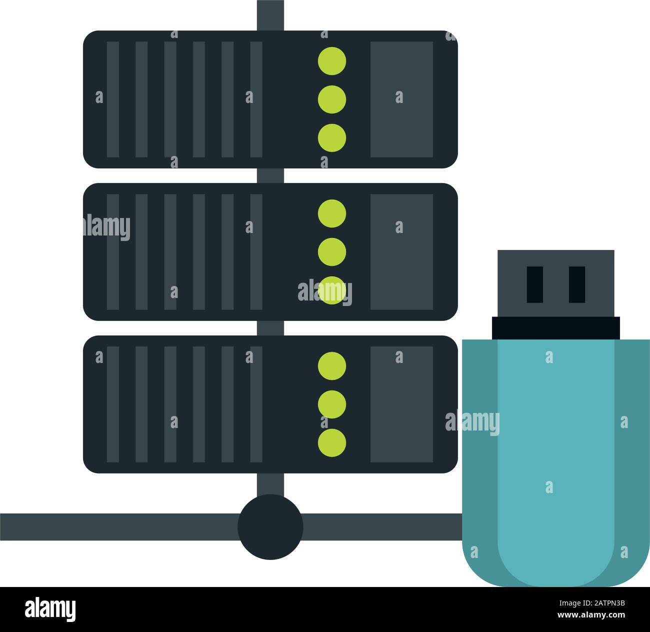 Pc tower case usb Cut Out Stock Images & Pictures - Alamy