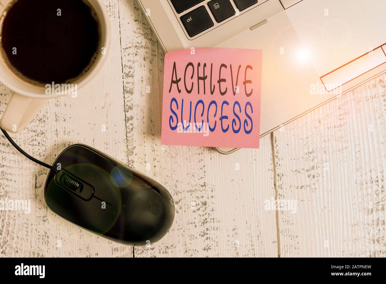 Word writing text Achieve Success. Business photo showcasing to attain ...