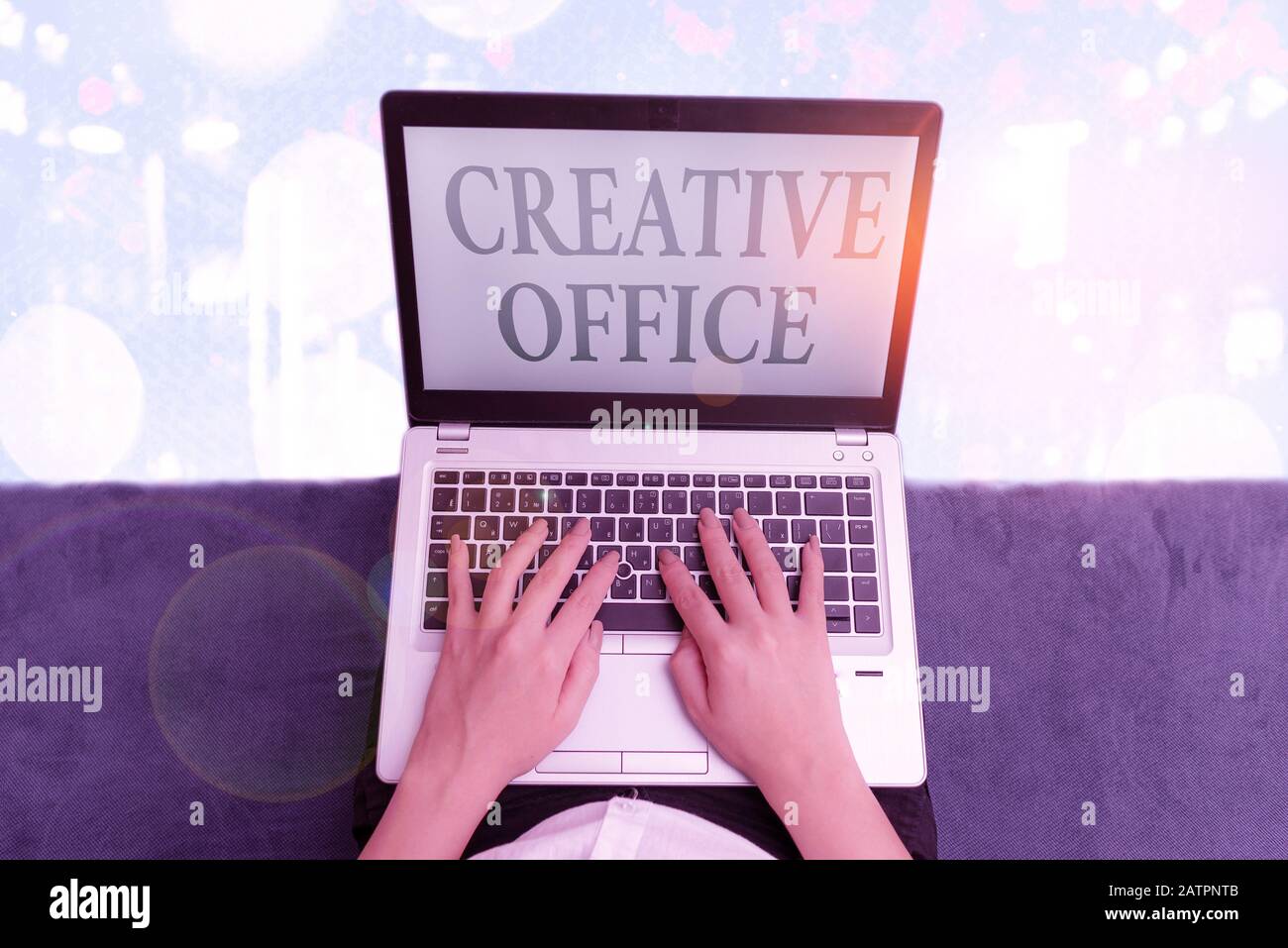 Writing note showing Creative Office. Business concept for any office ...