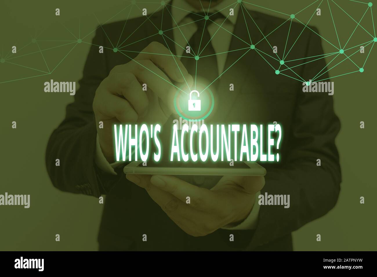 Handwriting text writing Who S Accountable. Conceptual photo answerable for something within one ...