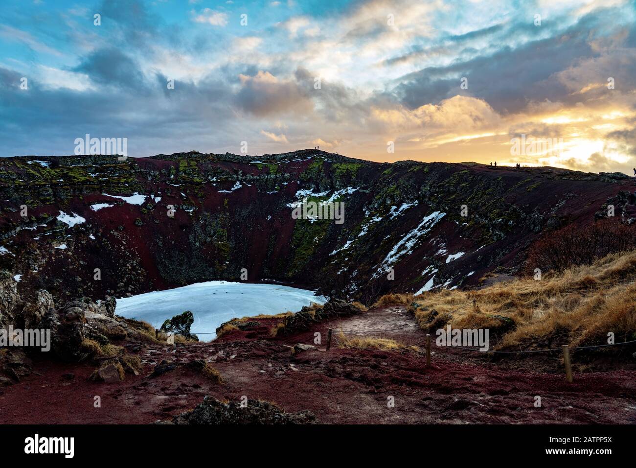 kerith crater in Iceland natural wonders adventures on Iceland Stock ...