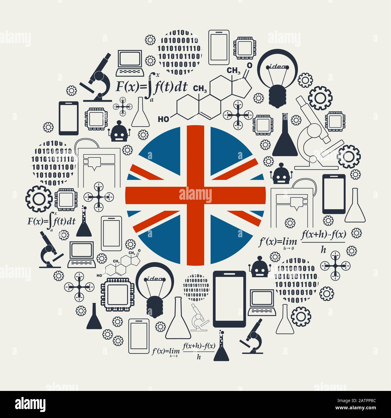 Smart technologies icons line Stock Vector Images - Alamy