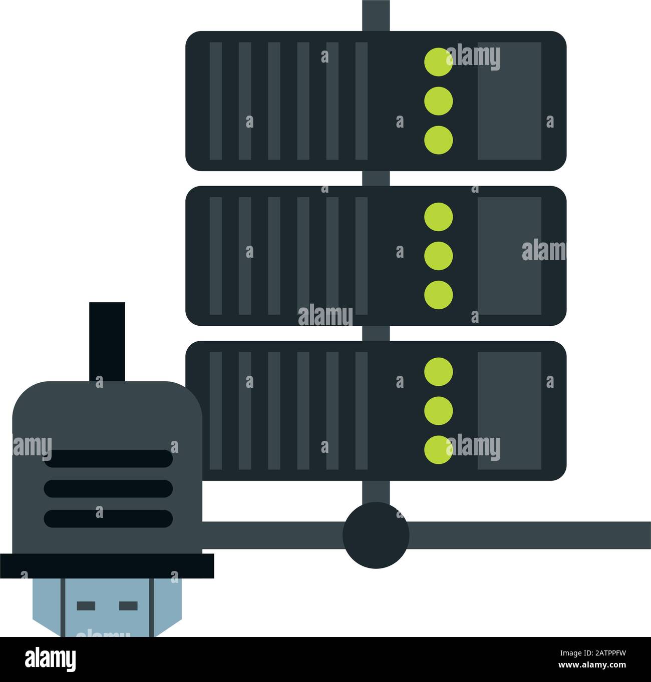 computer desktop tower with hdmi connector Stock Vector Image & Art - Alamy
