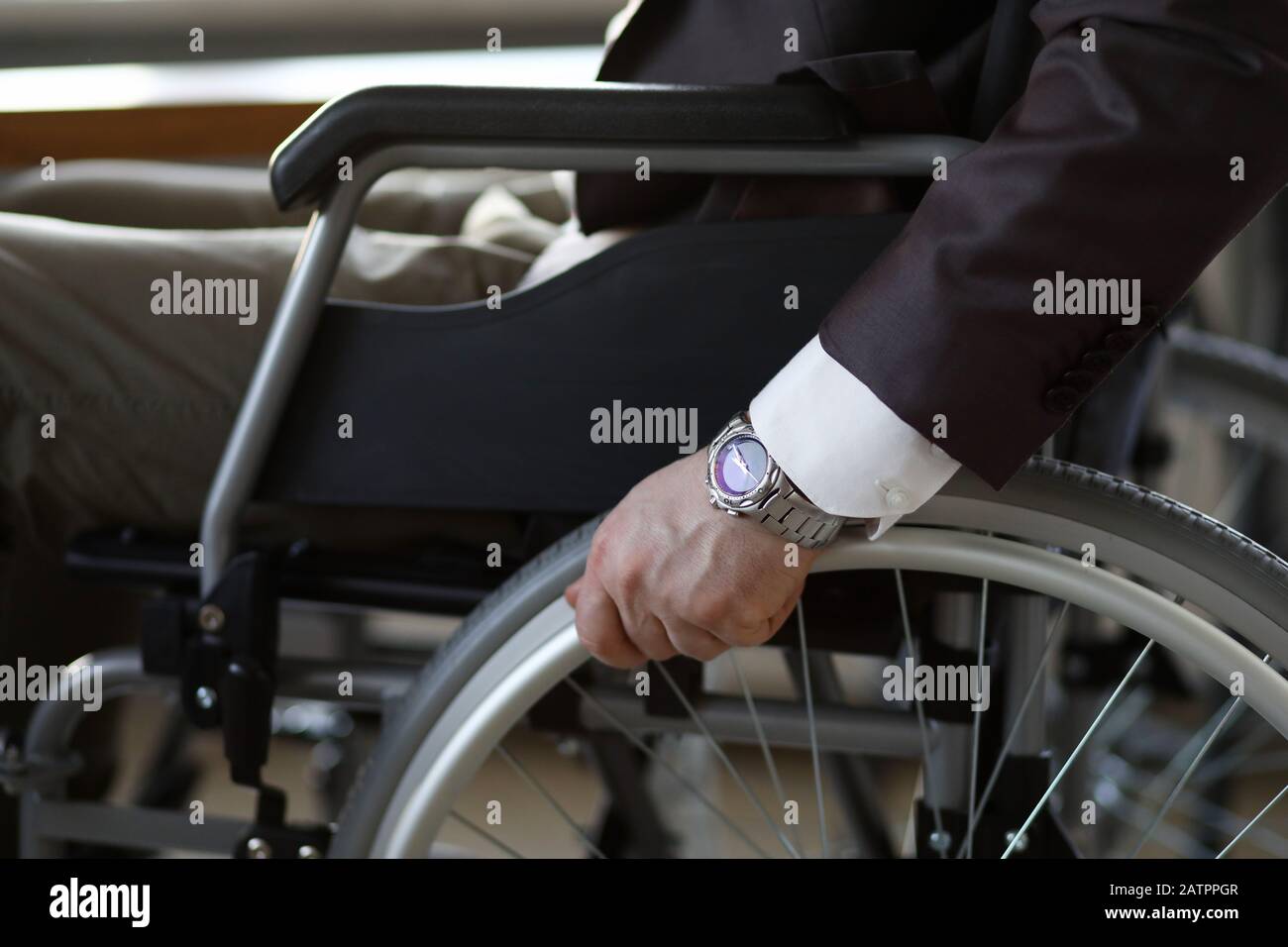 Disability paralysis health concept hi-res stock photography and images ...