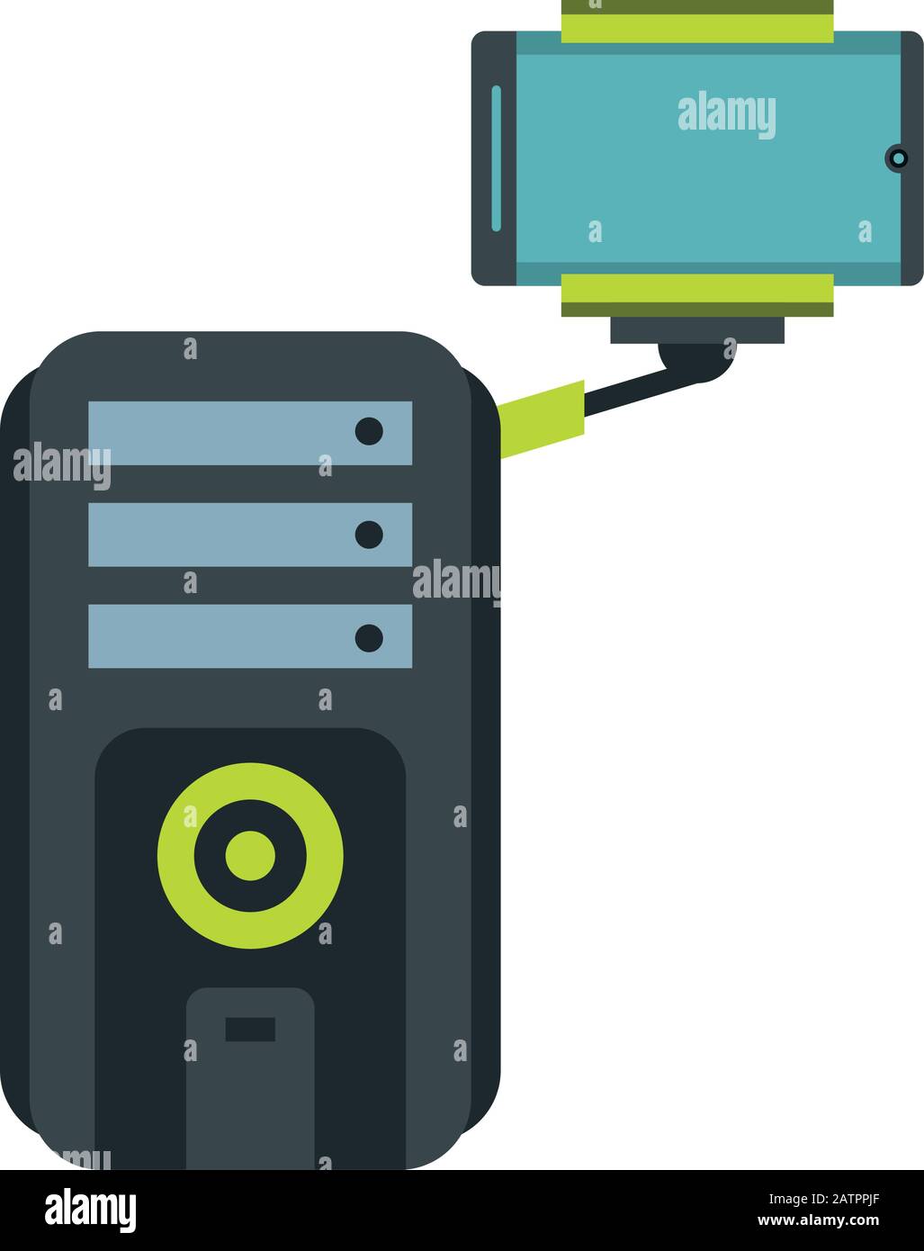 Computer desktop tower smartphone hi-res stock photography and images ...