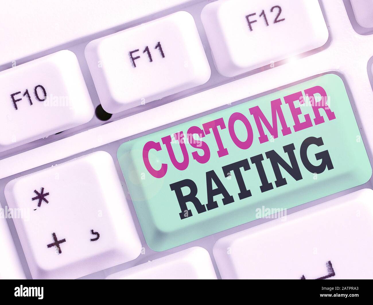 Handwriting text Customer Rating. Conceptual photo gauge the customer ...