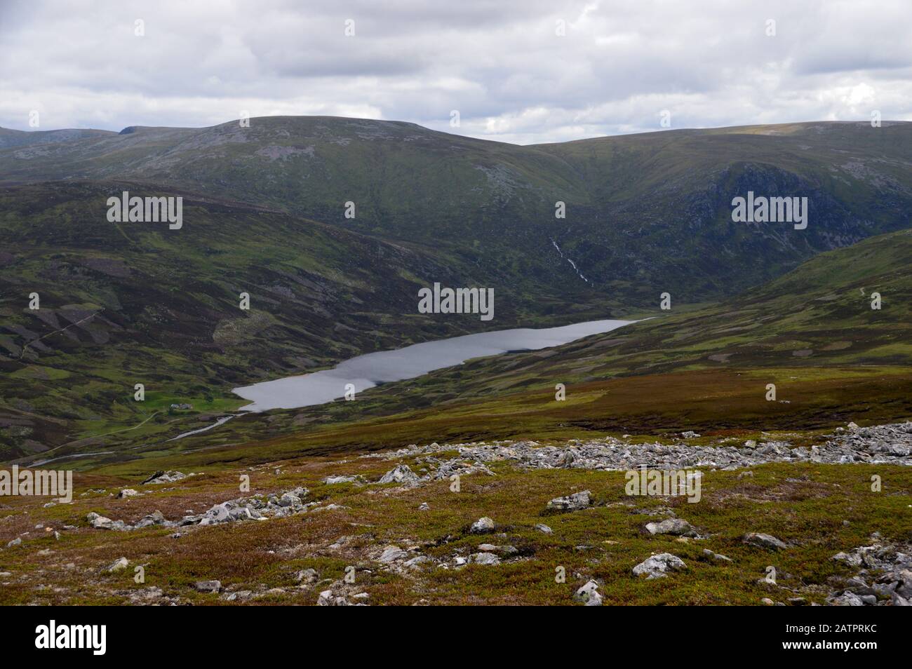 Loch Callater in Glen Callater above Jock's Road on Route to the ...