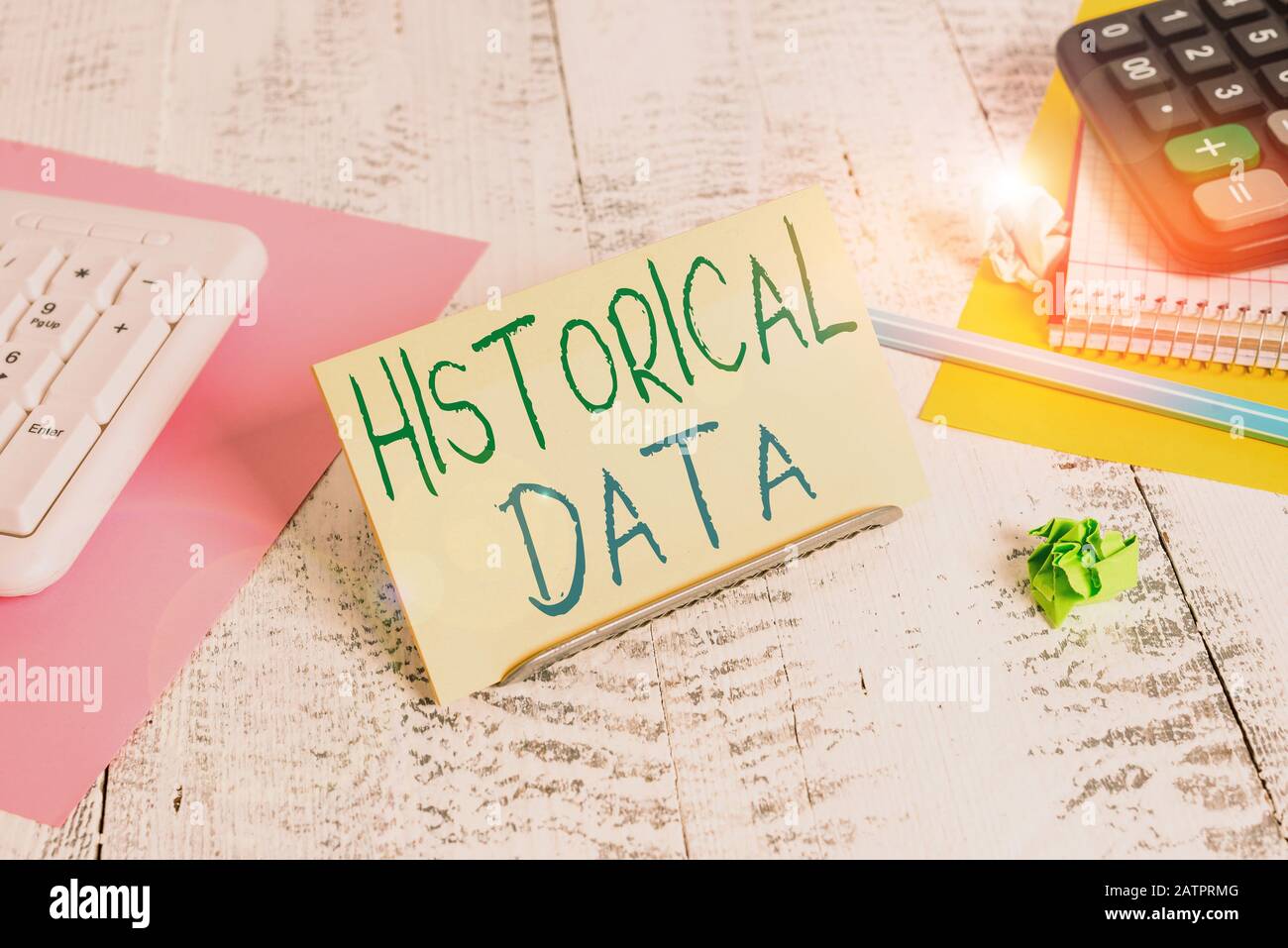 Conceptual hand writing showing Historical Data. Concept meaning ...