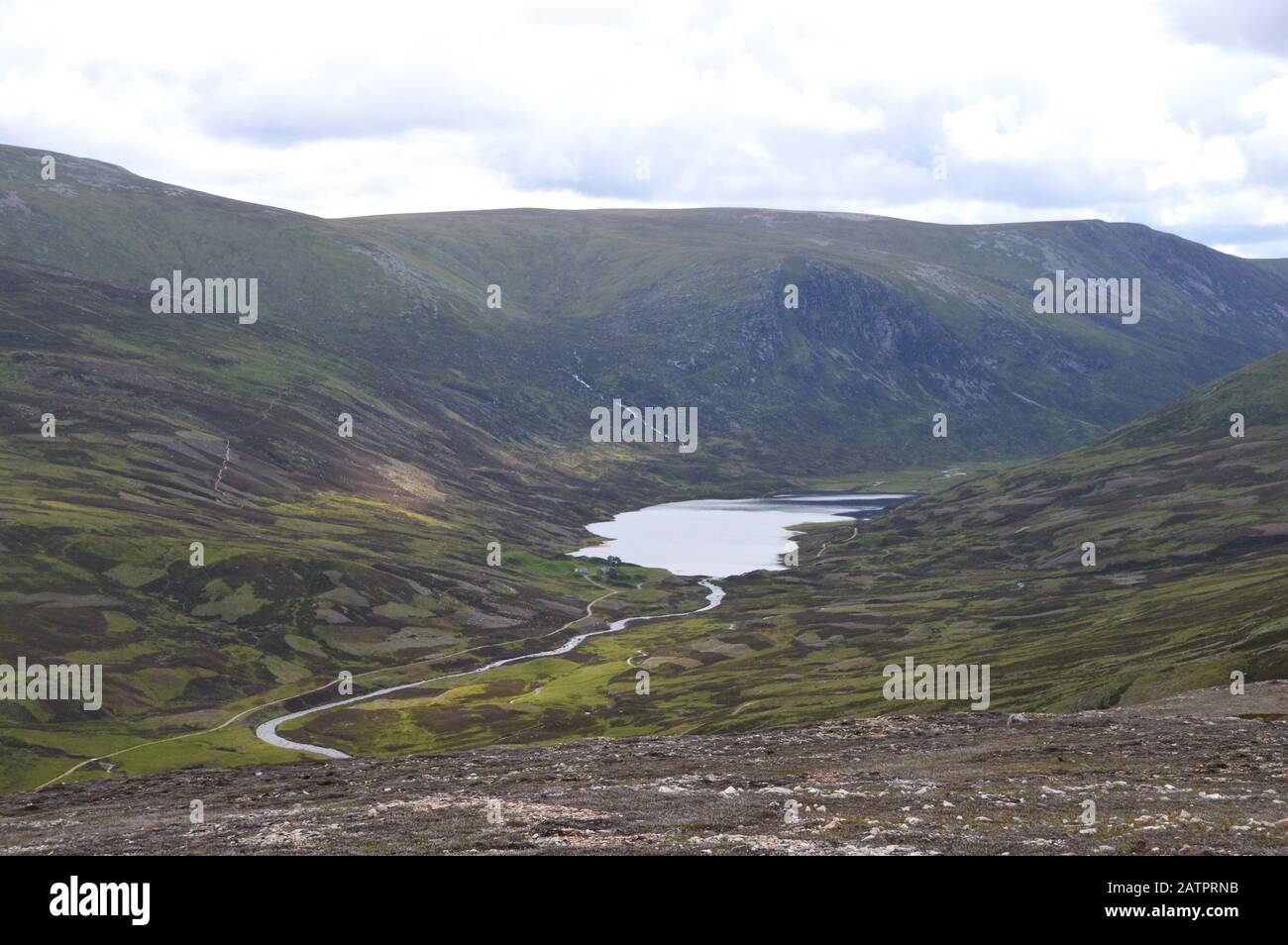Loch Callater in Glen Callater above Jock's Road on Route to the ...