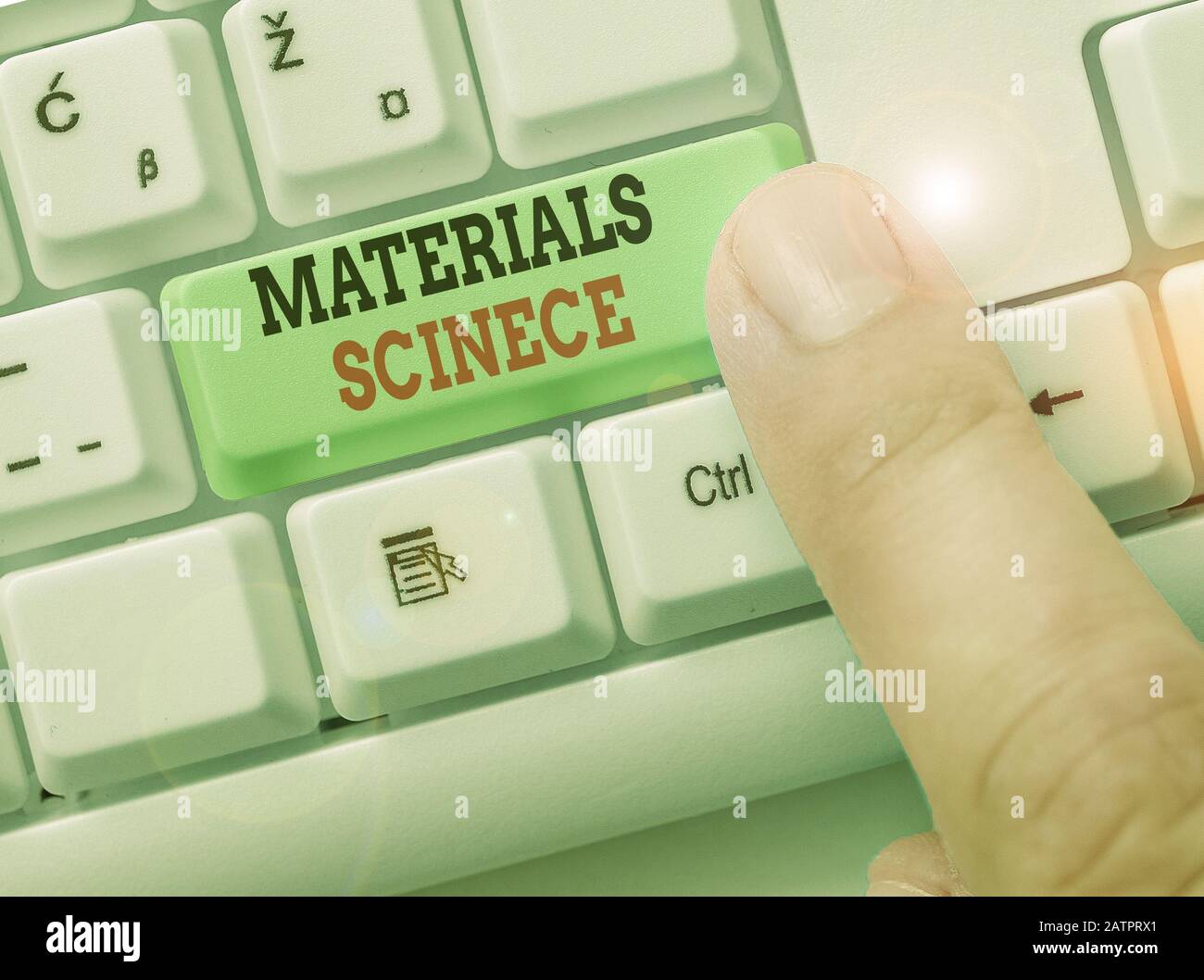 Conceptual hand writing showing Materials Science. Concept meaning ...