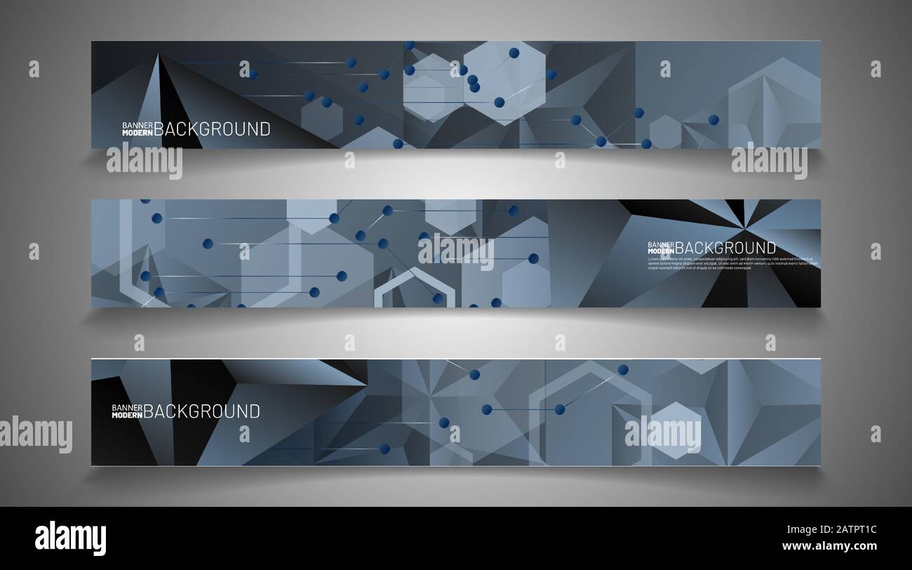 Set banner background for your design. vector graphic design ...