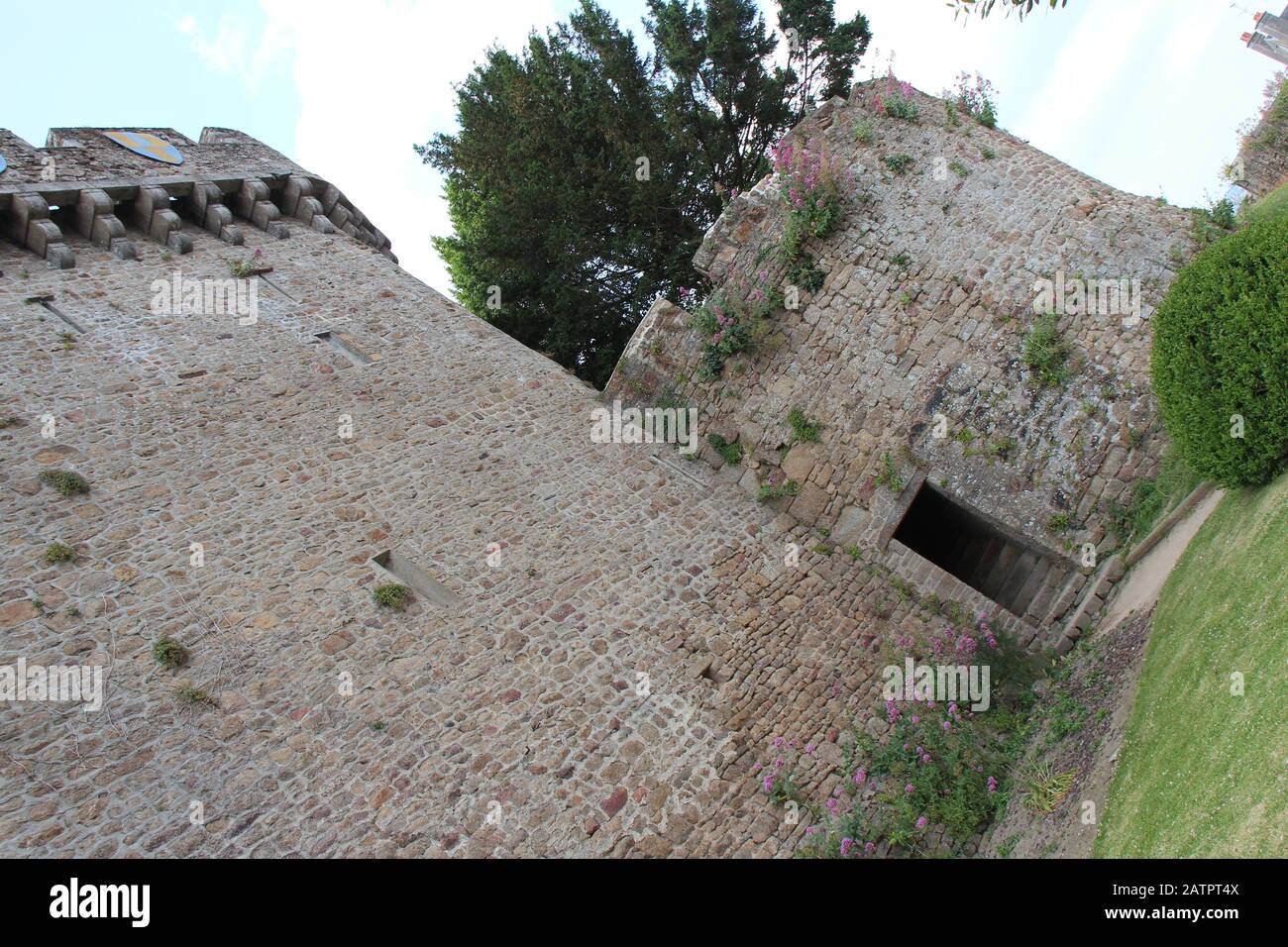medieval dungeon in avranches in normandy (france Stock Photo - Alamy