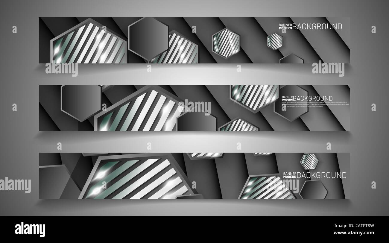 Set banner background for your design. vector graphic design ...