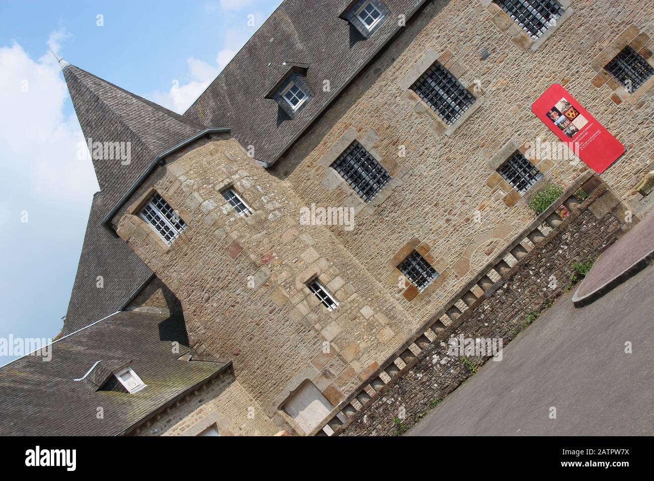 medieval mansion in avranches (france Stock Photo - Alamy