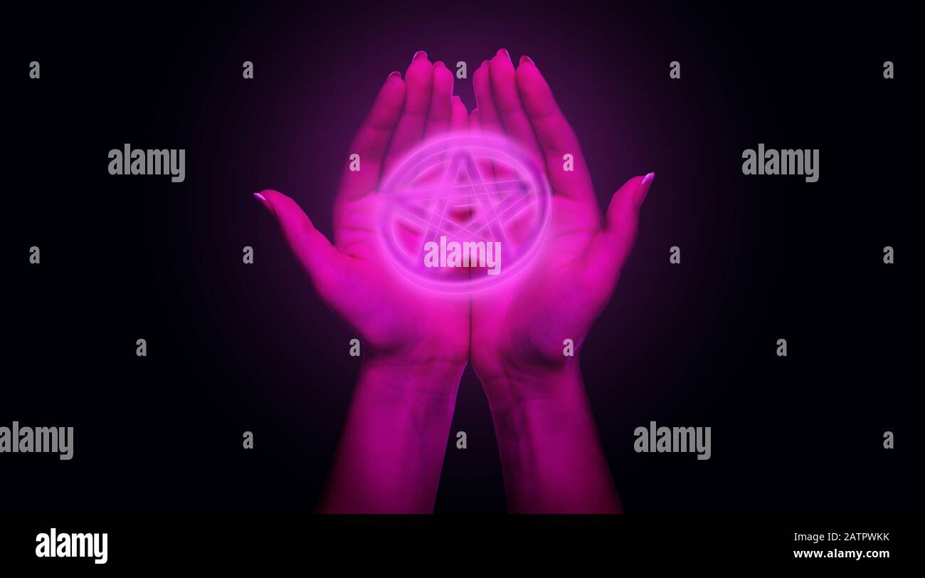 Pentagram devil hi-res stock photography and images - Alamy