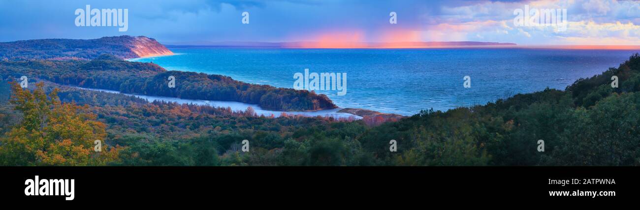 North Bar Overlook, Pierce Stocking Scenic Drive, Sleeping Bear Dunes ...