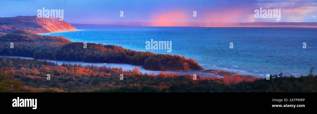 North Bar Overlook, Pierce Stocking Scenic Drive, Sleeping Bear Dunes ...