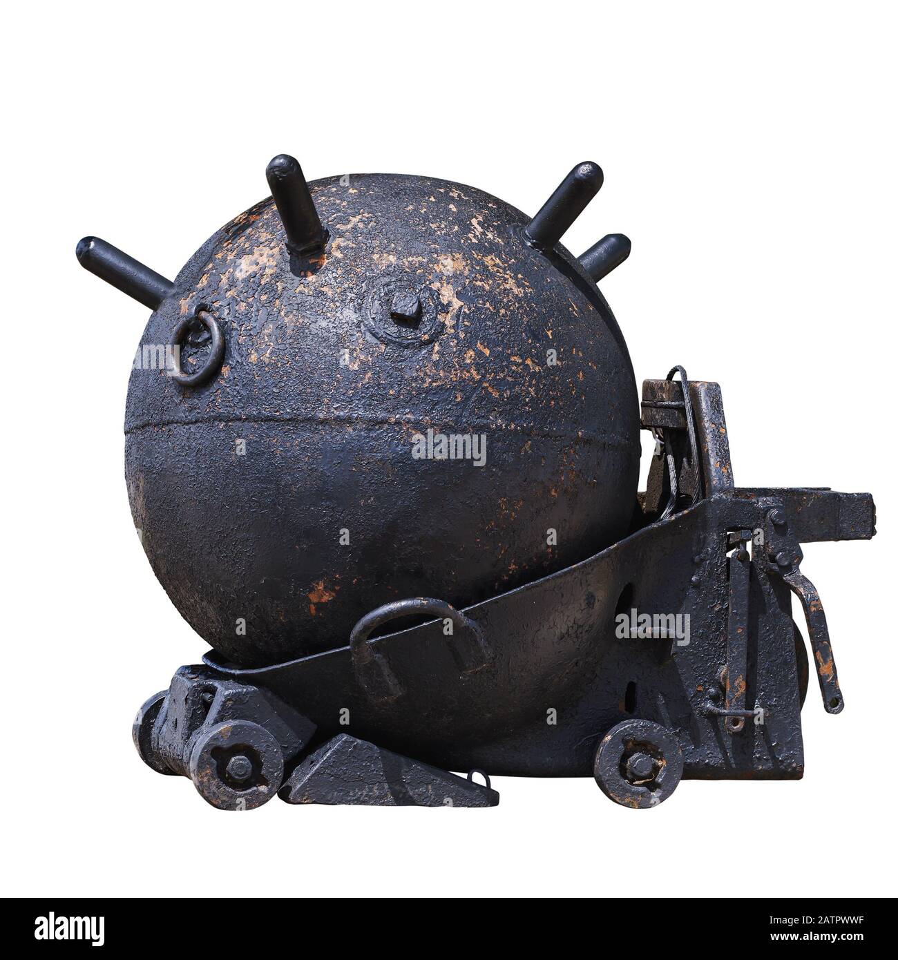 Sea mine bomb Cut Out Stock Images & Pictures - Alamy